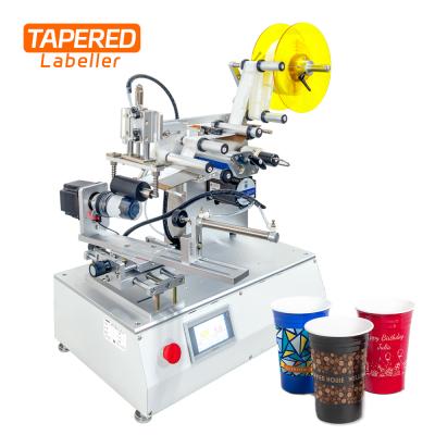 China YM140 Semi-Automatic Table-Top Wrap-Round Label Applicator (for Conical Cups, Bottles) for sale