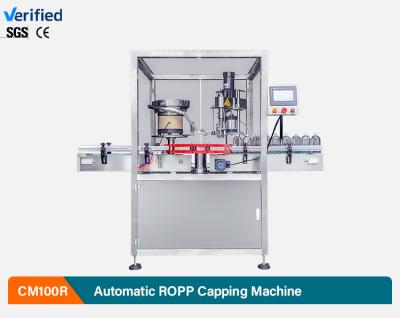 China YIMUPACK CM100R Automatic Single-Head ROPP Metal Lock Capping Machine (for Wine Bottle, Aluminum Cap Crimping) for sale