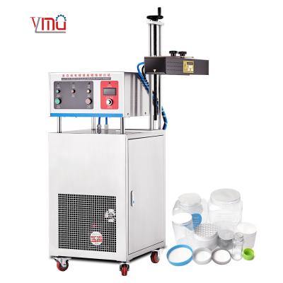 China YIMU YLM2000 Automatic Plastic Bottle Cap Continuous Aluminum Foil Lid Electromagnetic Induction Heat Sealing Machine for sale