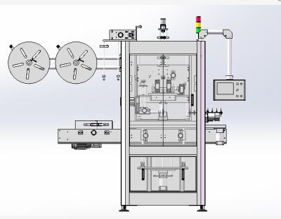 中国 YIMUPACK PM150 自動シュリンクスリーブ ラベリングマシン：飲料包装用垂直PETボトルPVC/PETラベル切断＆アプリケーター 販売のため