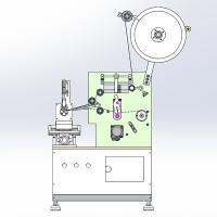 China Semi Automatic Coffee Ice Cream Transparent Conical Cups Labeler Machine Multi-function Packaging Machines for sale