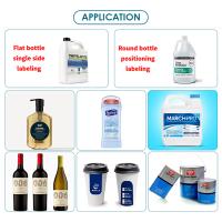 China Automatic Round Bottle Labeling Machine Glass and Plastic Bottle Label Printer Sticker Machine with Date Code Printing Function for sale