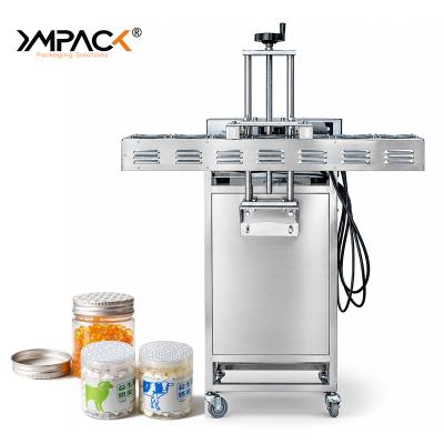 China High Speed 85Pcs/min Automatic Induction Sealing Machine Snack and Sauce Bottle Cap Sealing Machine for sale