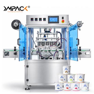 China YM-HS10 Heat Sealing Machine Plastic Cup Sealing Lid Machine Yogurt Cheese Ice Cream Sealing Cups Machine for sale
