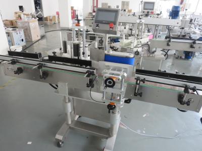 China Automatic Wrap Around Plastic Bottle Labeling Machine Tabletop Labeler 60Hz for sale