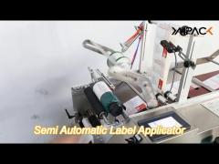 ym130 manual round bottle labeling machine semi-auto label applicator for round bottle