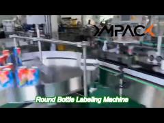 visual positioning labeling machine for beer cans with smart vision system