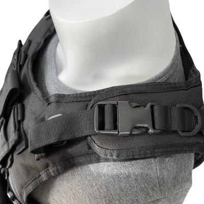 中国 ポリエステル製のモールシステム付きの安全調整可能なブラックベスト保護ジャケット 販売のため