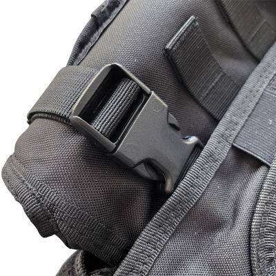 中国 ポリエステル製のモールシステム付きの安全調整可能なブラックベスト保護ジャケット 販売のため