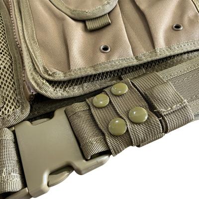 Cina Giubbotto protettivo multifunzionale Khaki/Tan con sacchetti multipli e rivestimento a maglia da 1,6 kg in vendita