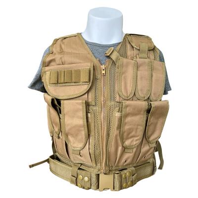 Cina Giubbotto protettivo multifunzionale Khaki/Tan con sacchetti multipli e rivestimento a maglia da 1,6 kg in vendita