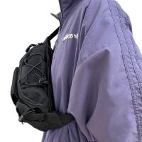 China Customized Black Color Softback Multi Function Waist Bag for Capacity Below 21 litre for sale
