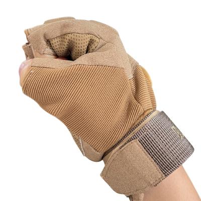 Cina Guanti da trekking a mezzo dito blu con design traspirante e resistente alle intemperie in vendita