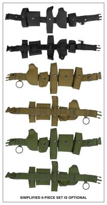 Cina Cintura di allenamento multifunzionale Hardware Buckle Flashlight Molle Cintura sacchetto verde oliva in vendita