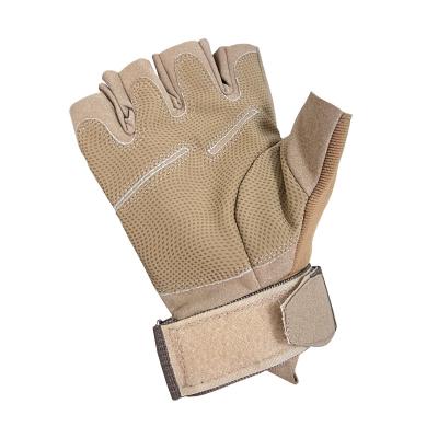 Cina Guantoni personalizzati per allenamento di sollevamento pesi in materiale PU/Nylon/Fibra in vendita