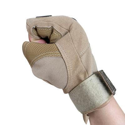 Cina Proteggi le mani con M-XL Mezza dita di arrampicata Protezione mani in PU/Nylon/Fibra in vendita