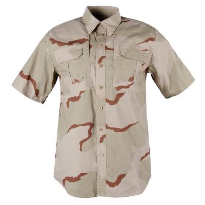 Cina Color grigio bottone in giù camicia da lavoro a manica corta 100% cotone camicia da lavoro nera per uomini in vendita