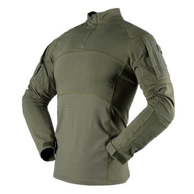 Cina Uniforme sportive a manica lunga verde a maglia con fusione antistatica e senza cuciture in vendita