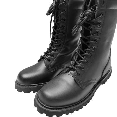 China Logotipo Botas de segurança de couro de vaca com sola de borracha à venda