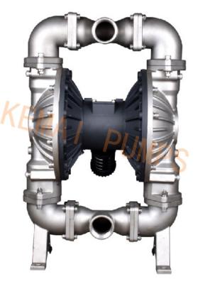 China Resistant stainless steel pneumatic air drive double chemical sanitary food grade electric operated diaphragm pump for sale
