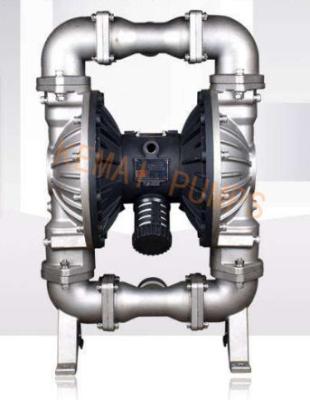 China Plastic suction viscous liquid discharge acid alkali corrosion resistant pneumatic diaphragm pump for sale