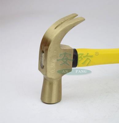 China Safety tool no spark hammer/nonmagnetic hammer claw/explosion proof hammer for sale
