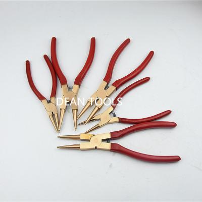 China NON SPARKING NON MAGNETIC EXPLOSION PROOF  SNAP RING -INTERNAL PLIER ALUMINUM BRONZE OR BERYLLIUM COPPER for sale