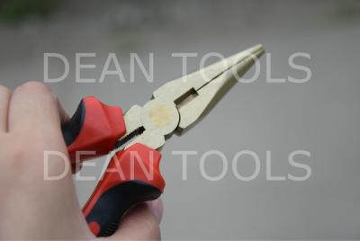 China NON SPARKING NON MAGNETIC EXPLOSION PROOF long needle nose PLIER ALUMINUM BRONZE OR BERYLLIUM COPPER for sale
