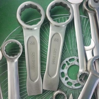 China Non sparking slogging spanner DIN7444 striking impact wrench ,Hammer Spanner Slogging Ring&Open for sale