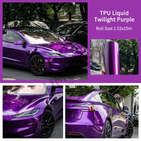 Quality Glossy Color PPF Film UV Stable Easy Apply Car Body Protection Film for sale