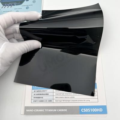 China PET Sun Control Window Film 2mil Privacy Security Window Film Roll for sale