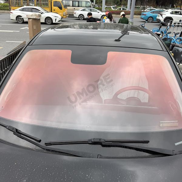 Quality Color Changing Car Film 75% VLT 99% UVR Windshield Chameleon Window Tint Film Self Adhesive for sale