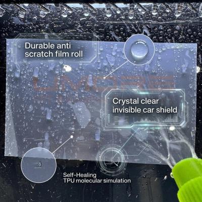 China Clear TPU PPF Film Self Healing Car Paint Protection Film Anti Scratch Roll Sticker for sale