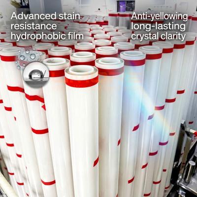 China Hydrophilic Coating TPH PPF Film 6.5Mil Not Yellowing Transparent Car Paint Protection Film for sale