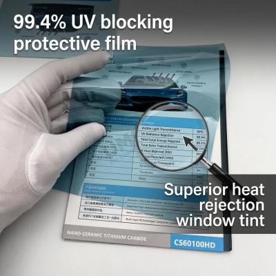China 99.4% UVR Heat Rejection Window Film Easy Cleaning UV Protection Window Film for sale