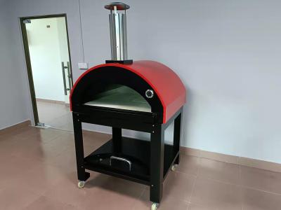 China 2200mm de Spatel Houten Brandende Oven van de Roestvrij staalhout In brand gestoken Oven AGA Te koop