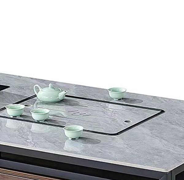 Quality Modern Rectangular Rock Slab Top With Metal Frame Kettle Office Furniture Office for sale