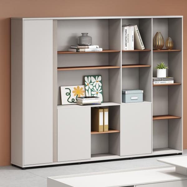 Quality QF-02A Office Furniture Wooden Filing Cabinet Modern Drawer Storage Cabinet for sale
