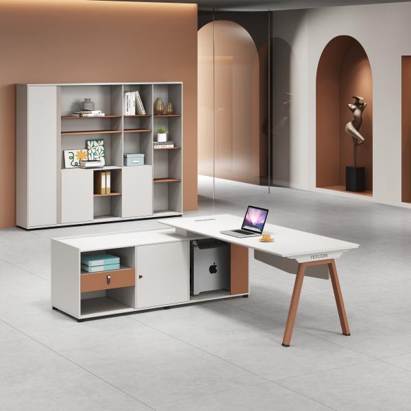 Quality QF-02A Office Furniture Wooden Filing Cabinet Modern Drawer Storage Cabinet for sale