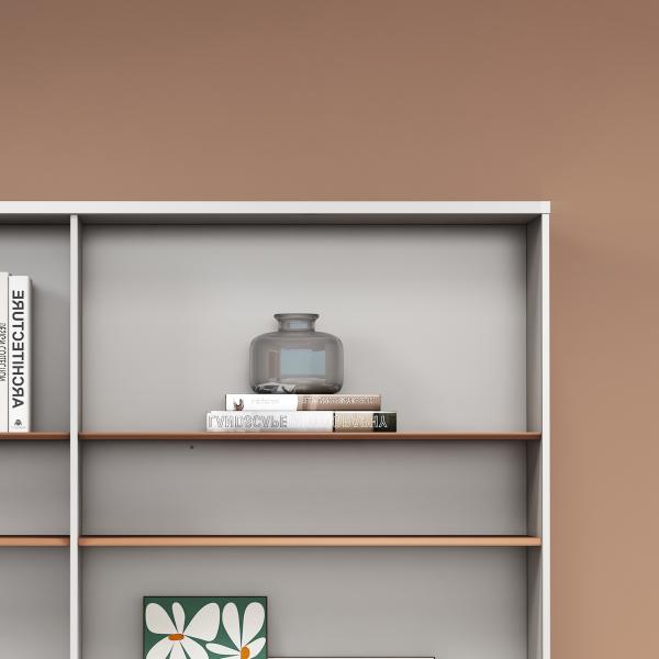Quality QF-02A Office Furniture Wooden Filing Cabinet Modern Drawer Storage Cabinet for sale