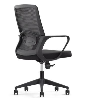China High Back Adjustable Computer Staff Chair Swivel Mesh Ergonomic Manager Office Chairs With Wheels for sale