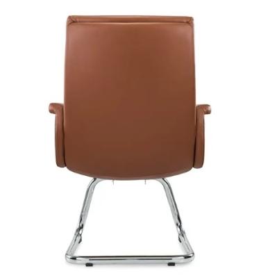 Chine Chaise de bureau ergonomique roue chrome souple confortable en cuir en pouf boss gestionnaire tourne-disque moderne à vendre