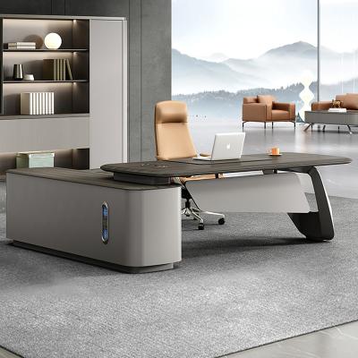 Cina Ingrosso Amministratore delegato Direttore Tavola ufficio Executive Legno Moderno Design di lusso Mobili da ufficio Contemporaneo in vendita