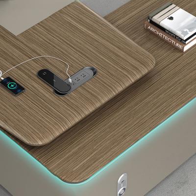Cina Ingrosso Amministratore delegato Direttore Tavola ufficio Executive Legno Moderno Design di lusso Mobili da ufficio Contemporaneo in vendita