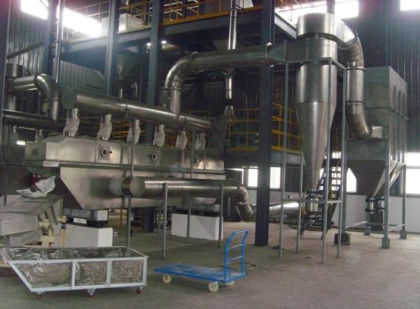 Quality 50kg/H - 70kg/H Linear Vibrating Fluid Bed Dryer Machine Pharmaceutical  ZLG4.5×0.45 for sale