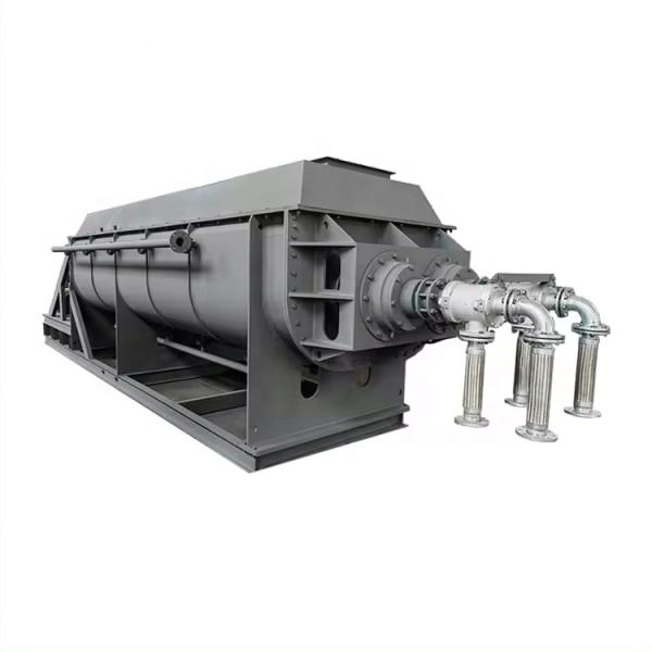 Quality 10 RPM  - 30 RPM Paddle Dryer Paste Materials Rotary Paddle Dryer for sale