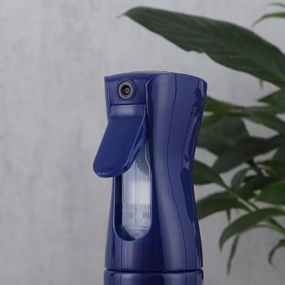 China Alcohol Plastic Detailing Continuous Spray Bottle 300ml Hair Water Mist Bottle for sale