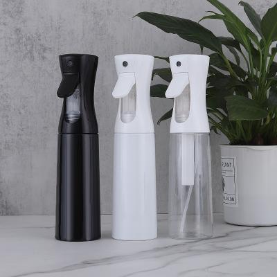 China Personal Care PET Plastic Continuous Spray Bottle 300ml Fine Mist Spray Bottle for sale