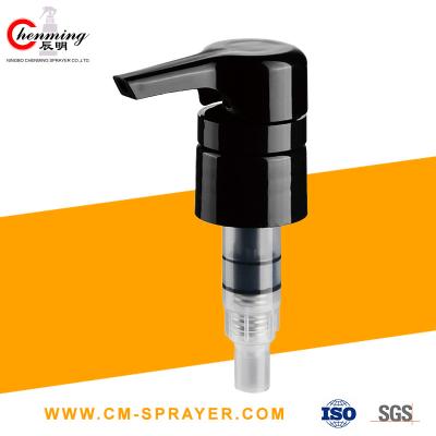 Cina cura di pelle liquida della sostituzione della pompa del fondamento della lozione di 24mm del coperchio d'argento nero 28mm della pompa in vendita