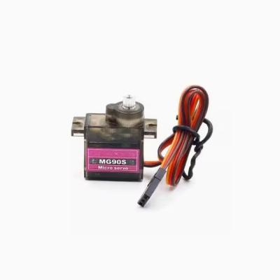 China MG90S 9g Metal Gear Servo Analog Motor 4.8V-6V Tower Pro S For RC Helicopter Planes Aircraft Boat Car for sale